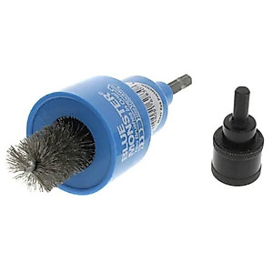 Power Deuce Copper Fitting Brush Tool Pack with Quik-Change Chuck Adaptor (1/2", 3/4", 1" Sizes)