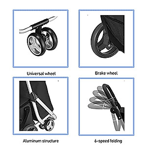Grocery Cart on Wheels,Folding Shopping Cart with Rotatable Handle,Utility Carts with Removable Insulated Cooler Bag,Lightweight Collapsible Cart with Wheels