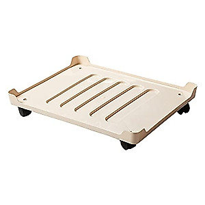 Flower Pot Stand Plant Stand Plastic Planter Casters with Wheel Plant Pallet Caddy Plant Pot Dolly Rolling Tray Moving Plant Pot Saucer Plant Stool