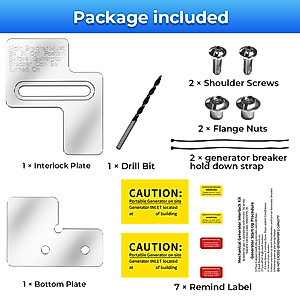 MOTOQUEEN Generator Interlock Kit Fits for Siemens 100 Amp/Murray 100 Amp Panel