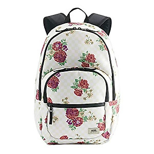 Vans Motivee 3-B Large Laptop Backpack (Flower Multi White)