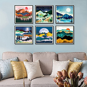 9 Pack Diamond Painting - DIY 5D Diamond Painting Kits for Adults - Diamond Art Kits for Adults & Kids Full Drill 12x12 inch - by TWBB