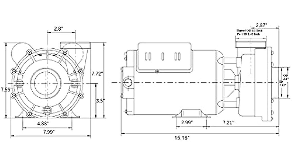 KL KEY LANDER 1.0hp Pump - High Performance, Durable