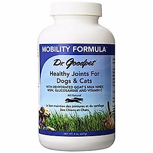 Dr. Goodpet Mobility Formula - All Natural Effective Hip & Joint Pain Relief with MSM, Glucosamine, and Vitamin C