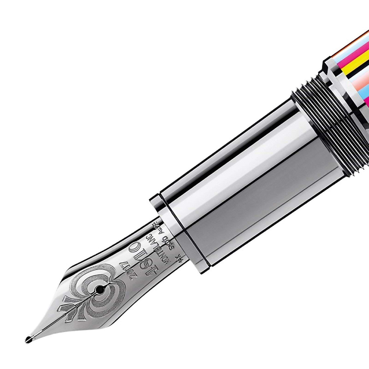 Montblanc Great Characters The Beatles Special Edition Lacquer and Metal Multi-Color Fountain Pen 116256