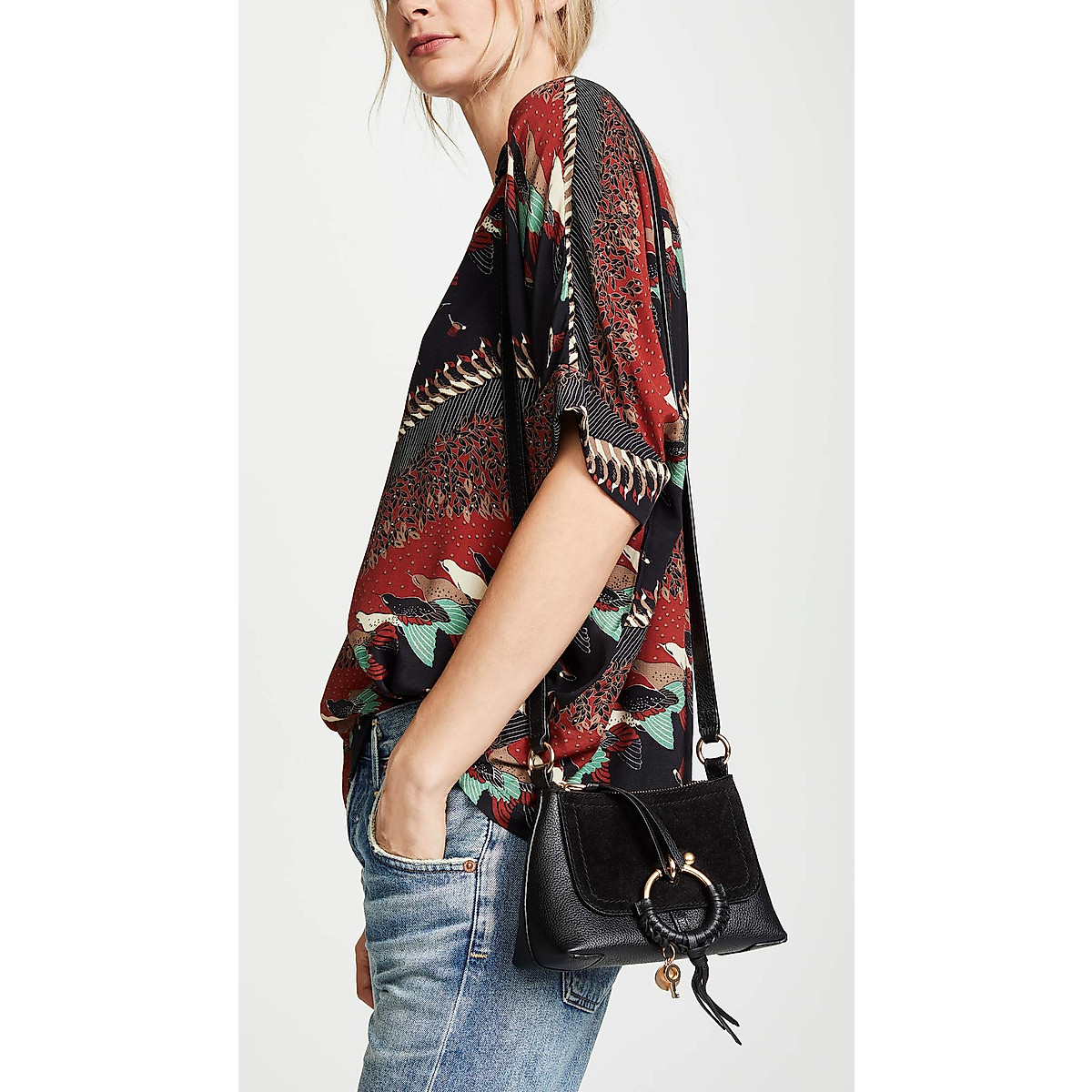 See by Chloe Women's Joan Mini Hobo, Carmello, Tan, Brown, One Size