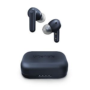 Urbanista London True Wireless Earbuds Headphones with Active Noise Cancelling, 25 Hours Playtime, Touch Controls & 6 Microphones for Clear Calling, Bluetooth 5.0 Earphones, Blue