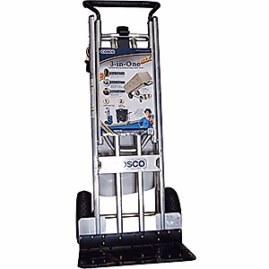 Cosco 3-in-1 Aluminum Hand Truck/Assisted Hand Truck/Cart w/ flat free wheels (Looop Handle)