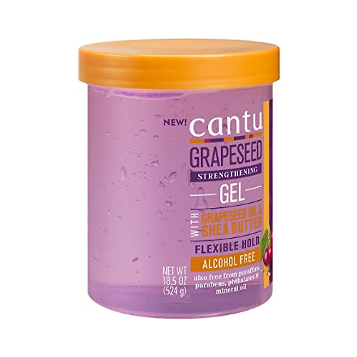 Cantu Grapeseed Style Gel 16.5 Ounce Jar