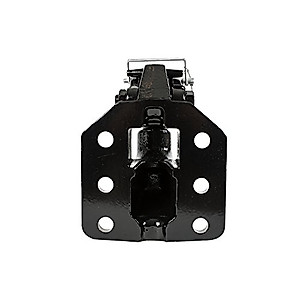 Buyers Products PH50 50 Ton Capacity 6-Hole Mount Air Compensated Pintle Hook, Black