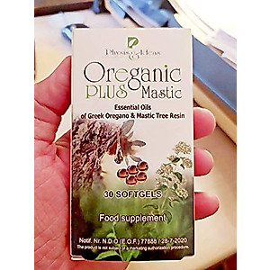 Oreganic Plus Mastic – Organic Wild Oregano Oil Capsules & Mastic Gum Oil – Immune Defense, Intestinal Support, Stomach Relief, Gut Restore, Kids Immune Support – 30 Pack