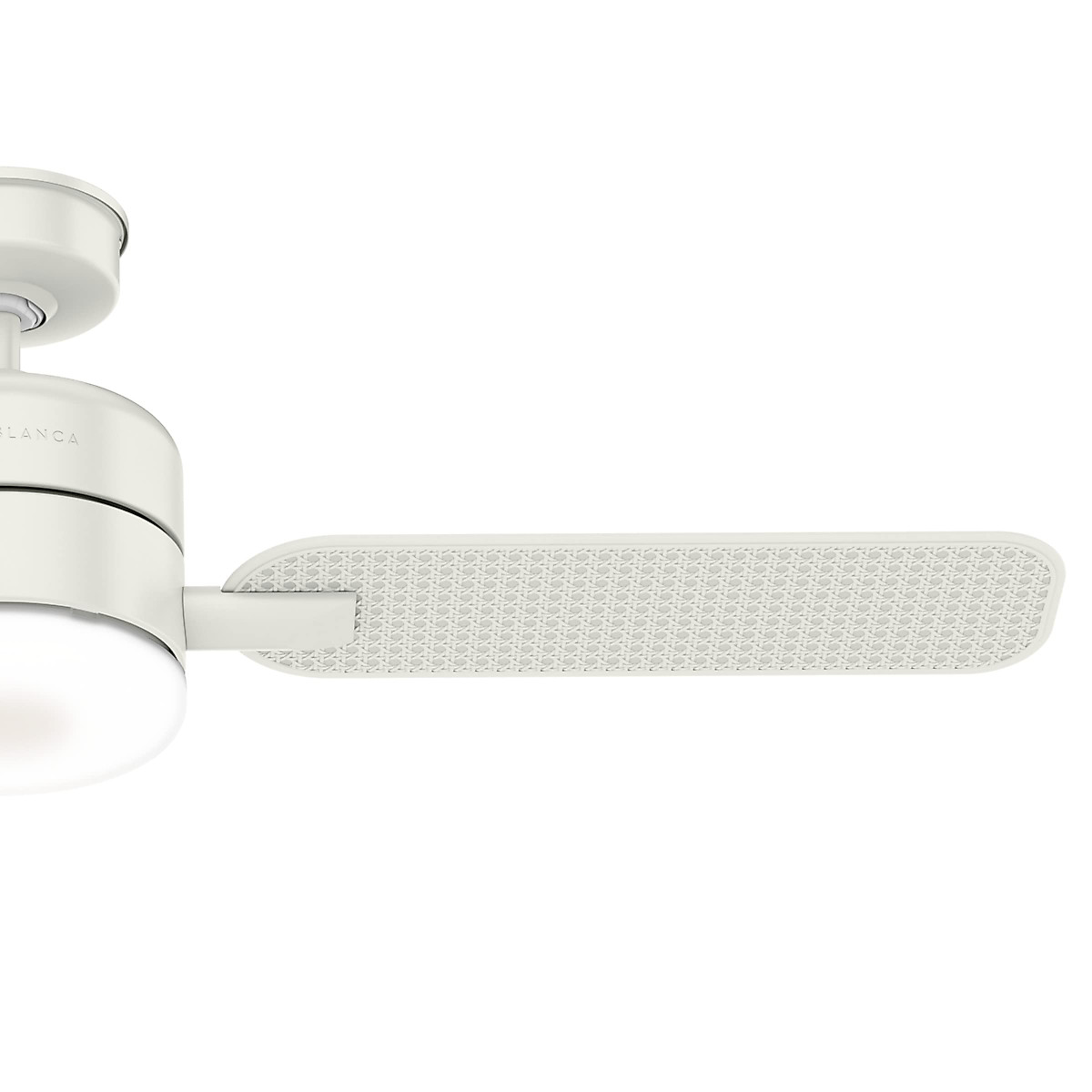 Hunter Fan Company 59427 Casablanca 54" Paume LED Light Kit and Wall Control Ceiling Fan, Fresh White Finish