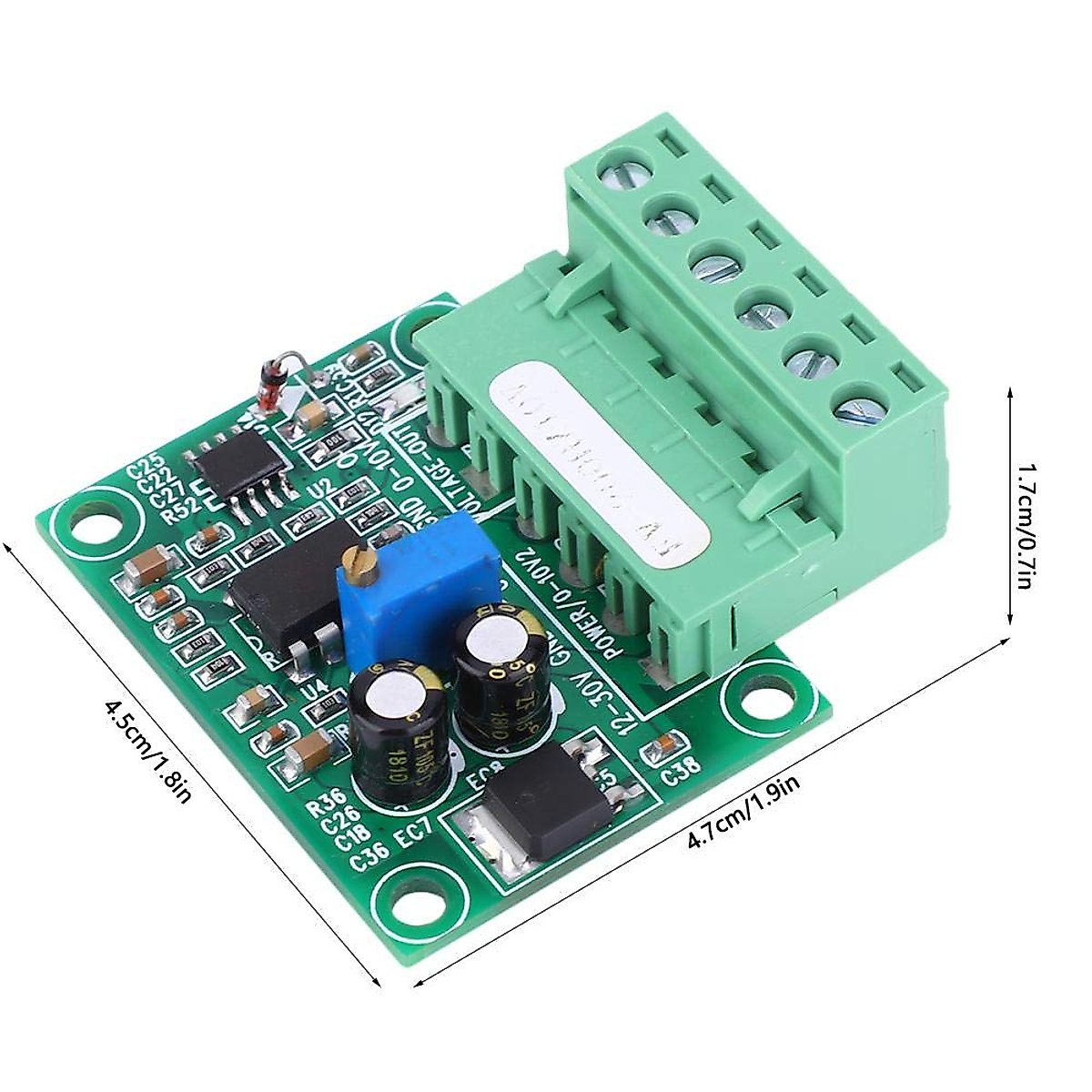Frequency to Voltage Converter Module 0~200hz to 0~10V Conversion Module Digital to Analog Converter
