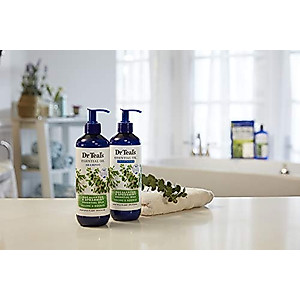 Dr Teal's Spearmint Volume & Bounce Essential Oil Shampoo, Sulfate Free, Eucalyptus, 16 Fl Oz