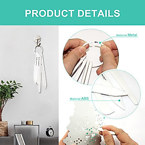 Enjoy Myself 7pcs Bone Folder and Scoring Tool, Paper Folding Tool, Bone Origami Creaser for Scrapbooking Card Making