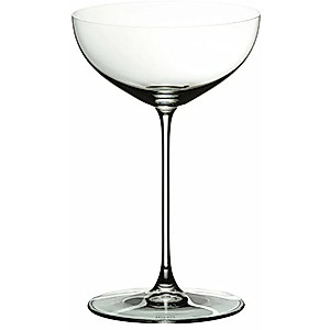 Riedel Veritas Moscato/Coupe/Martini Glass (2-Pack) Bundle with Wine Pourer Bundle (2 Items)