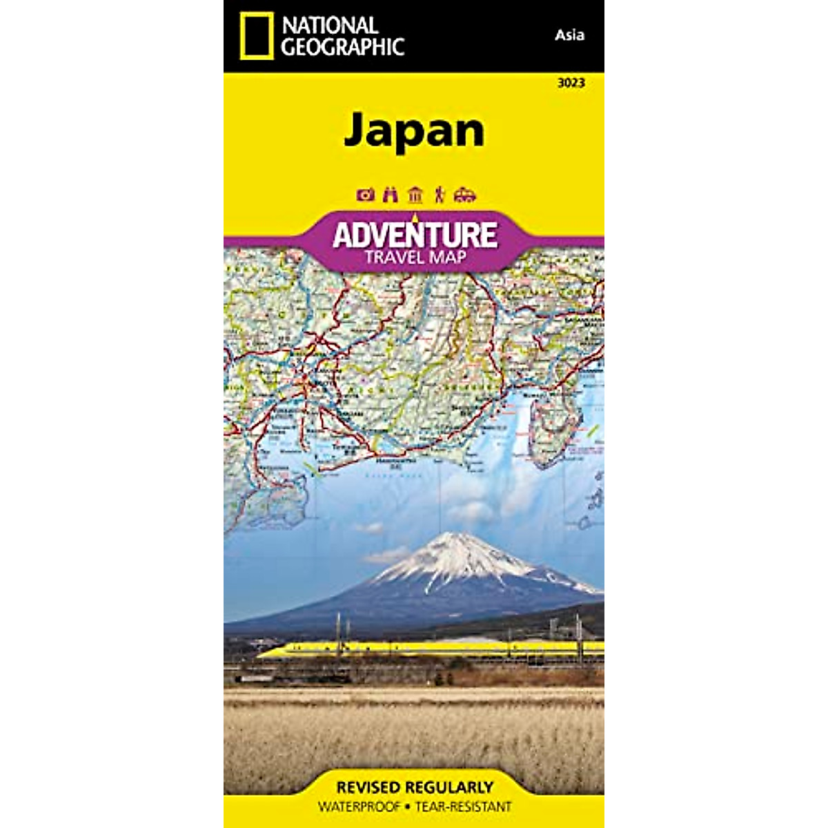 Japan Map (National Geographic Adventure Map, 3023)
