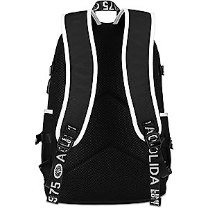 Roffatide Anime Attack on Titan Levi Wings of Freedom Ackerman Laptop Backpack with USB Charging Port & Headphone Port