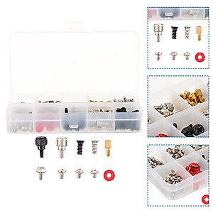 1 Set Screw Set Computer Repair Screws Computer Chassis Screws Countersunk Head Screws Computer Case Thumbscrew Sturdy Computer Screws Computer Repair Fittings Copper Pillar