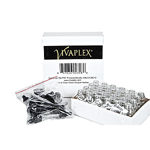 Vivaplex, 24, Clear, 15 ml (1/2 oz) Glass Bottles, with Glass Eye Droppers