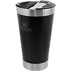 Stanley 10-01704-056 The Stay-Chill Aluminum Beer Pint Matte Black 16OZ / .47L