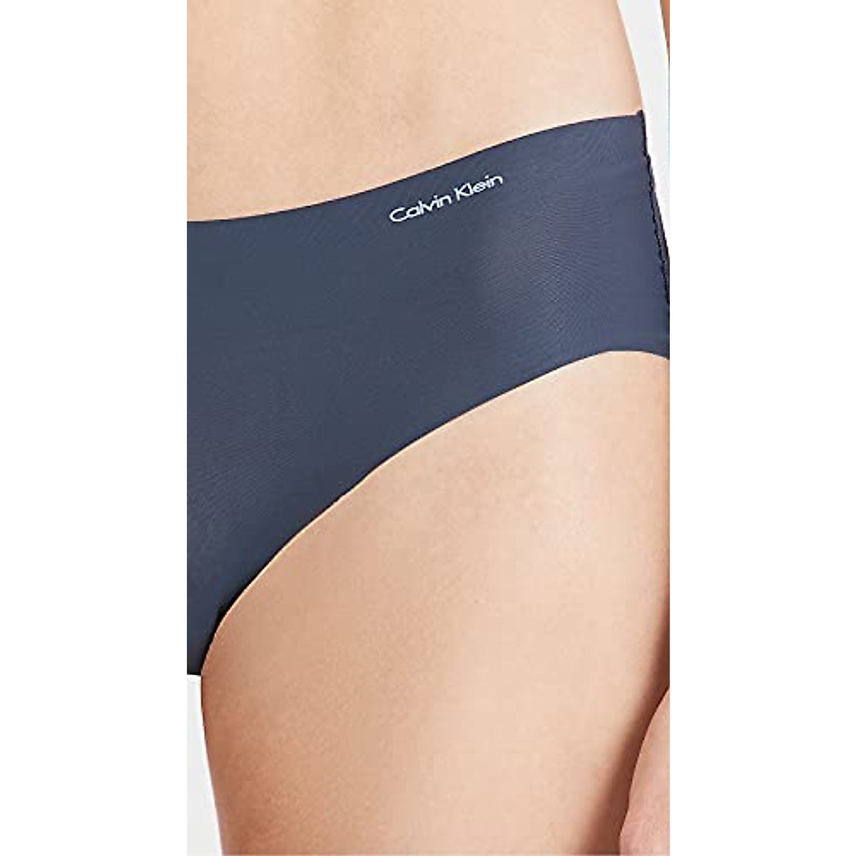 Calvin Klein Underwear Women's Invisibles Hipster 3 Pack, Black/Light Caramel/Speakeasy, XS
