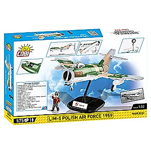 COBI Historical Collection Cold War LIM-5 Polish Air Force 1959 Plane