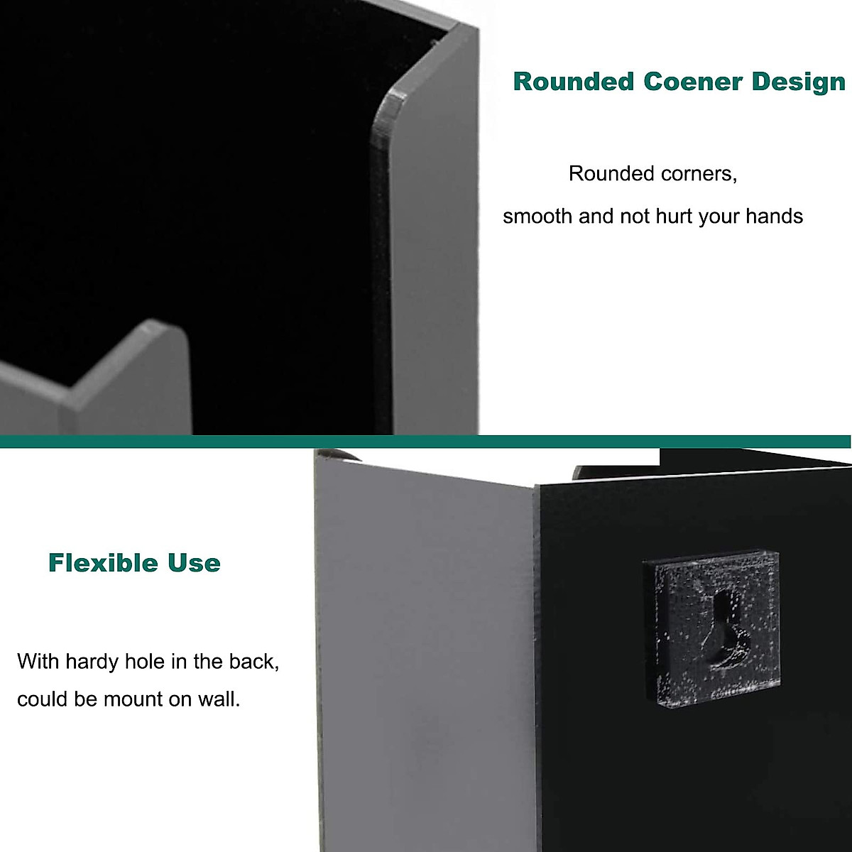 Tirifer Disposable Paper Cup Dispenser, Acrylic Coffee Cup and Lid Storage Organizer Holder, Coffee Milk Tea Shop Restaurant Accessories Christmas Party Supplies, 3 Compartments