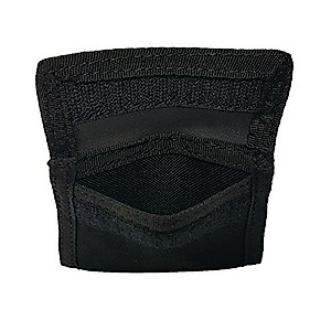 LINE2design Latex Glove Pouch Black - Police - Firefighter - EMS - EMT - Paramedic Medical 2 Pair of Gloves Holder