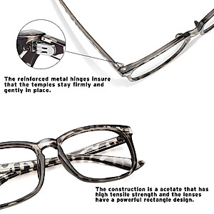 Blue Light Filter Glasses Unisex Nerd Non-prescription Clear Lens Computer Blue Light Blocking Glasses