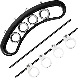 2 Pieces Finger Expander Finger Trainers Multifunctional Finger Expansion Guitar Stretcher Portable Musical Instrument Accessories for Guitar Bass Ukulele Piano Saxophone Beginner