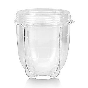 Replacement Mug Cup, All & Short Cup Mug Replacement Parts, For 250W Magic Bullet Blender Juicer Transparent(Short)