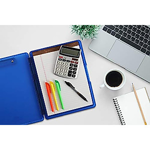 Dexas 3517-J2728 Slimcase 2 Storage Clipboard with Side Opening, Royal Blue