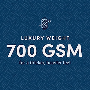 Amazon Aware 100% Organic Cotton Plush Bath Towels - Washcloths, 6-Pack, Light Gray