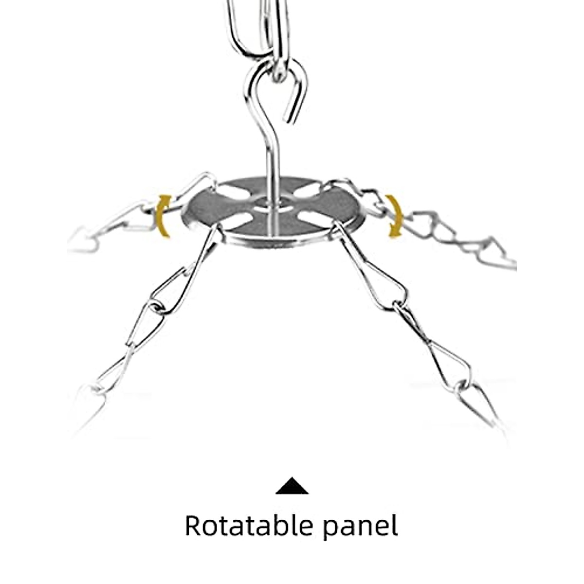 WAIKAS Space Saving Hangers with 20 Clips for Socks Underwear Baby Clothes, 304 Stainless Steel, Wind Proof
