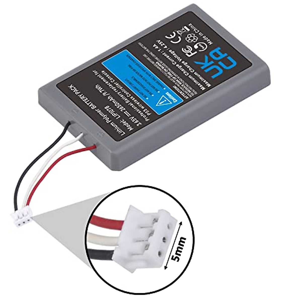PS5 Controller Battery Replacement, 2 Pack 2650mAh Lip1708 Battery PS5 ...