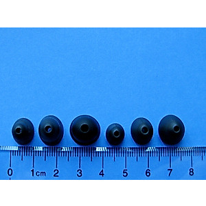 Comfortable (B) Oval Fit Kit Compatible with Shure in Ear Earphones - Replacement Eartips Eargels Earbuds Adapters