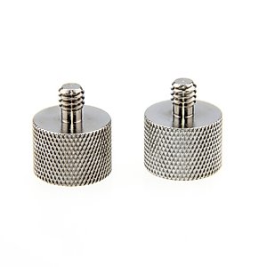 CAMVATE Thread Adapter Microphone Stand 5/8"-27 Female to 1/4"-20 Male for Camera Monitor - 1361