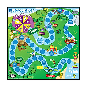 Super Duper Publications | Fluency River® Fluency Speech Improvement Board Game | Educational Learning Resource for Children