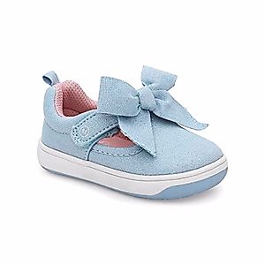 Stride Rite 360 Girls Kamila Mary Jane Flat, Blue, 5 Toddler US