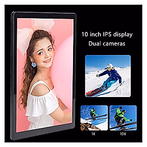 soobu 10in Tablet, Dual Speakers Tablet PC Dual Camera 2GB RAM 32GB ROM for Elderly (US Plug)