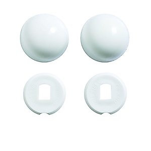 KOHLER GENUINE PART GP1013092-0 BOLT CAPS KIT FOR TOILETS,White