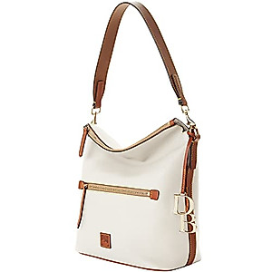 Dooney & Bourke Handbag, Pebble Grain Large Sac Shoulder Bag - White