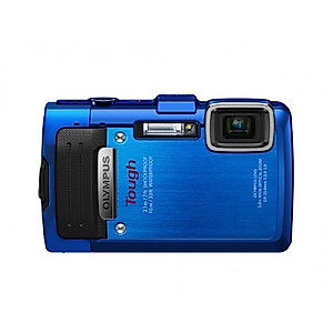 Olympus Stylus TG-830 iHS Digital Camera with 5x Optical Zoom and 3-Inch LCD (Blue) (Old Model)