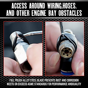 AMM 10-Piece Pick and Hook Set, Precision Automotive Pick Tool Set for Car Auto Oil Seal/O-Ring Seal Gasket Pick Mini Hooks Puller Remover Perfect for Automotive and Electronic Tools