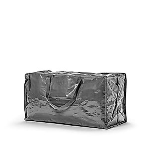 Domiform Moving Bags 4-Pack Set,24.5 Gallon Large Tote Bag for Storage, Heavy Duty Space Saver Bags for Clothing Storage and Room Organization, Practical Alternative to Moving Boxes Grey X-Large