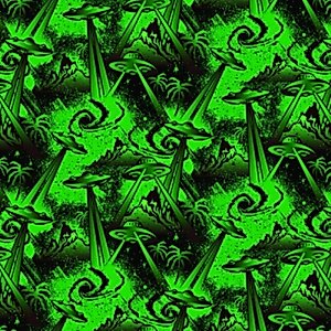 Timeless Treasures Novelties 2022 CD1705 Green Space Invasion
