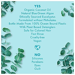 Love Beauty And Planet Marine Moisture Conditioner Clean Oceans Edition Blue-Green Algae & Eucalyptus Hydrating 13.5 oz