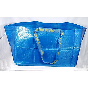 IKEA FRAKTA Carrier Bag, Blue, Large Size Shopping Bag 2 Pcs Set