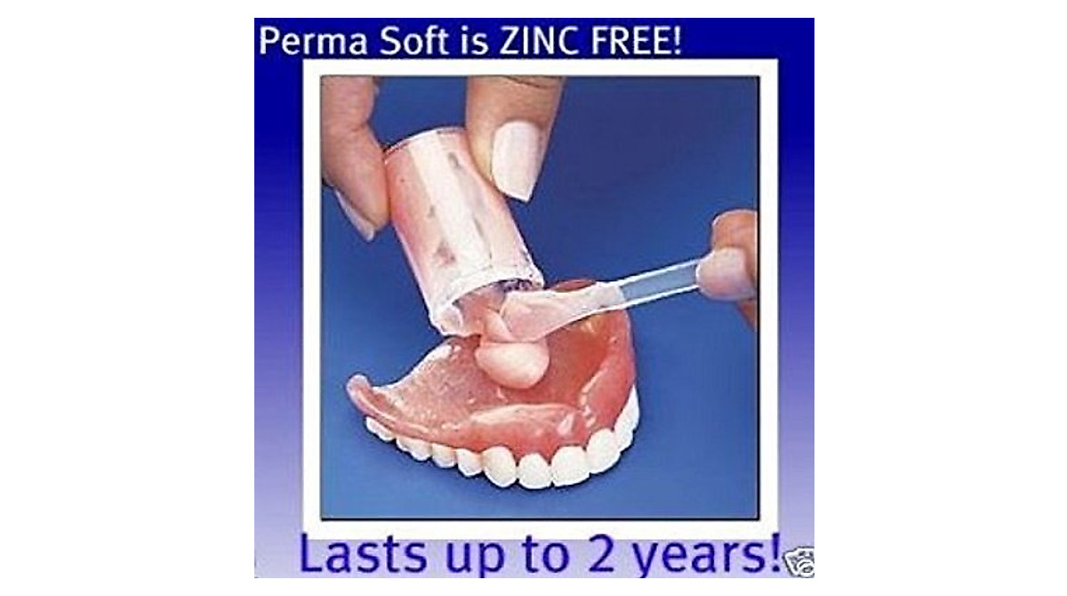 Perma Soft Denture Reliner Kit for Comfortable, Long-Lasting Fit